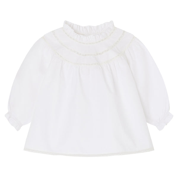 Bonpoint Baby Jelexi Blouse Milk White - Advice from a Caterpillar