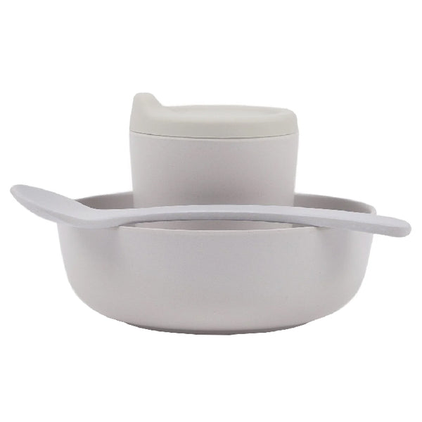 Ekobo Toddler Feeding Set Cloud White - Advice from a Caterpillar