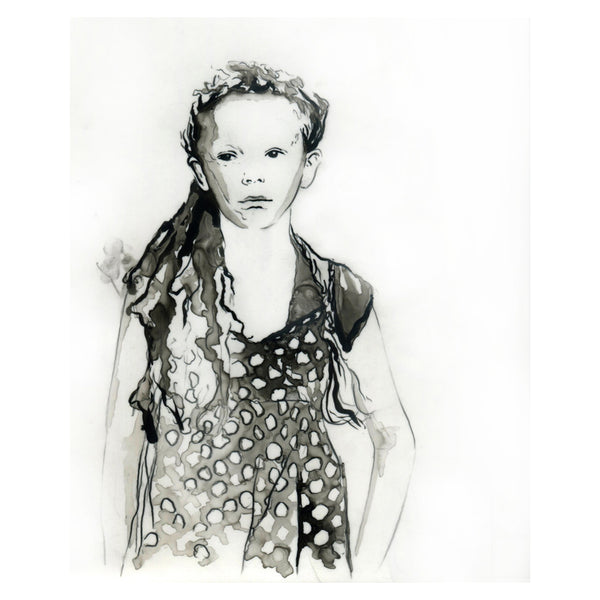 Elizabeth Dyer - Black and White Commissioned Ink Drawing - Advice from ...