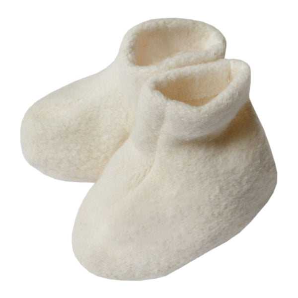 Makié Baby Riley Booties Milk Cream - Advice from a Caterpillar