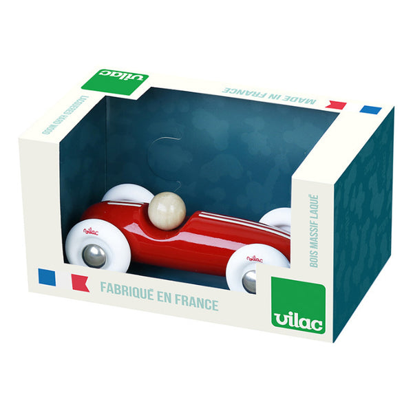 Vilac Vintage Grand Prix Wooden Car Red - Advice from a Caterpillar