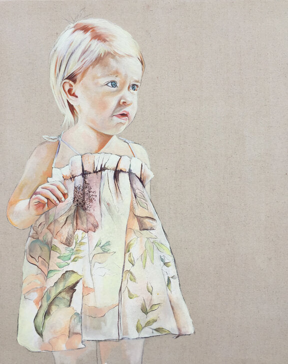 Elizabeth Dyer - Oil on Linen Commissioned Painting - Advice from a ...